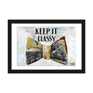 iCanvas "Keep It Classy" by Jennifer Lambein - Bed Bath & Beyond - 37447123